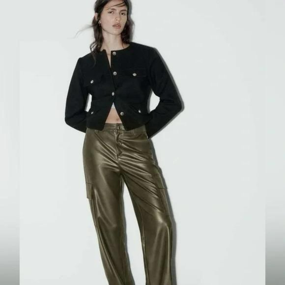 Zara | Jackets & Coats | Zara Cropped Jacket | Poshmark